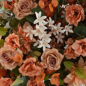 Rustic Wedding Backdrop Wedding Arch Flowers Wedding Swag Tieback Fall ...