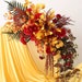 Fall Wedding Arch Flowers Wedding Swag Orange and Red - Etsy