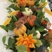Fall Garland With Pumpkins Seasonal Table Runner Eucalyptus Garland ...