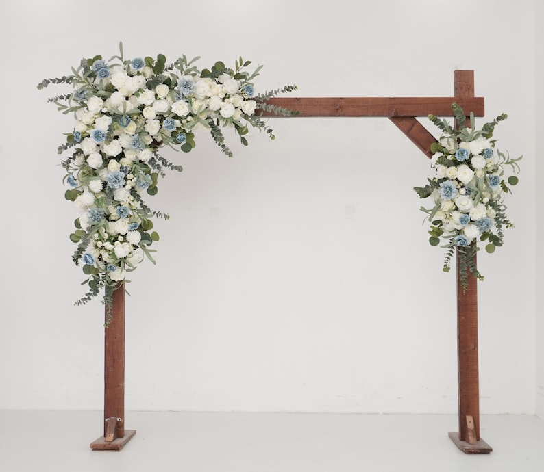 Floral Arch Arrangement for Frame and Event Backdrop Featuring White ...