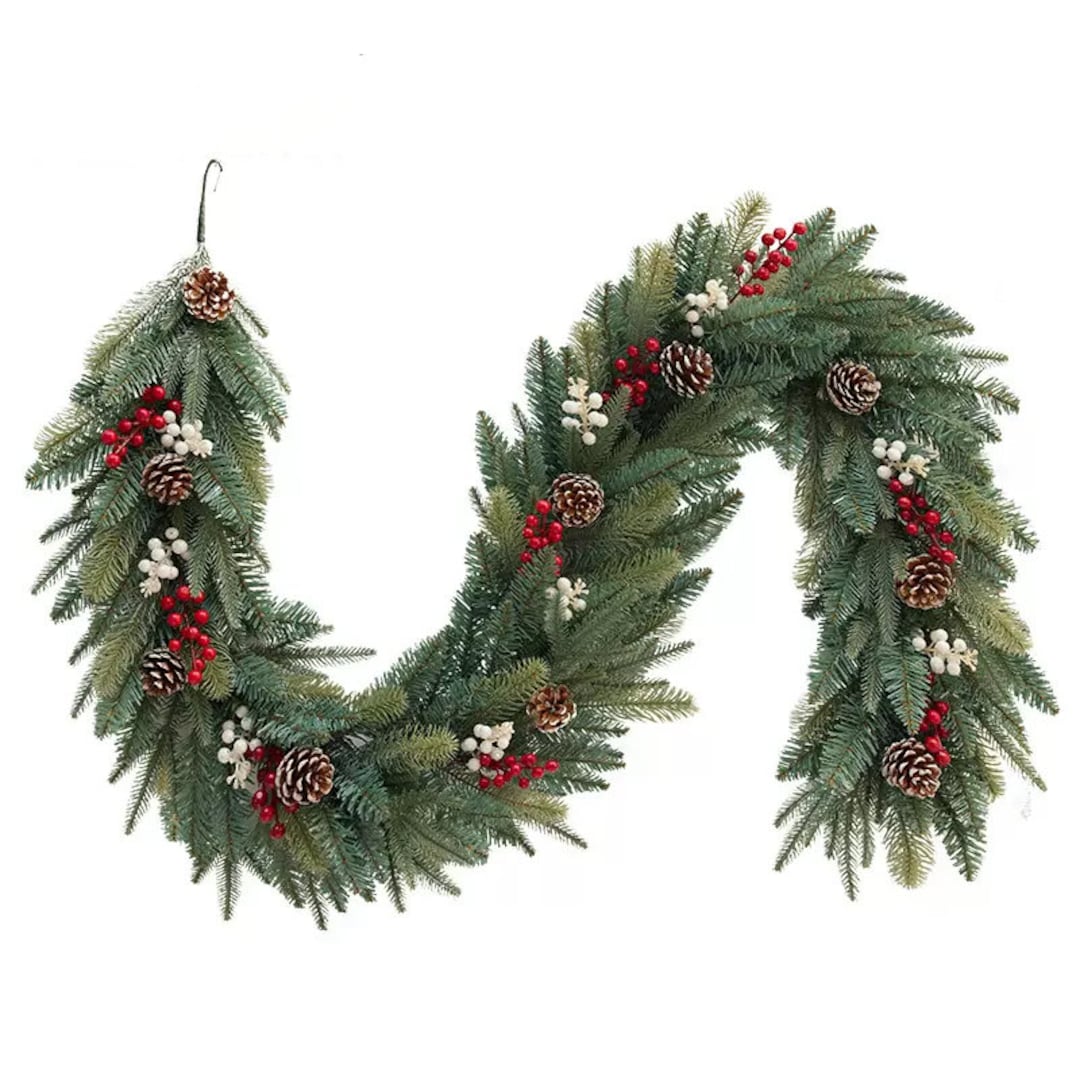 Christmas Garland Centerpieces Garland for Mantle Staircase - Etsy