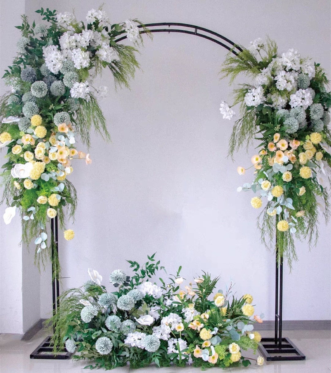 Wedding Arch Arrangement in Shades of Turquoise White and - Etsy