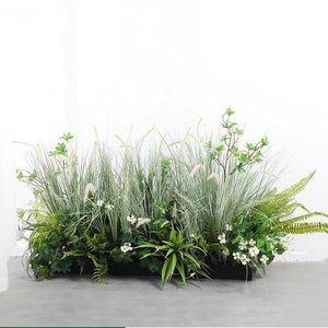 Enchanted Garden Greenery Arrangements With Bursts of Colorful Flowers ...