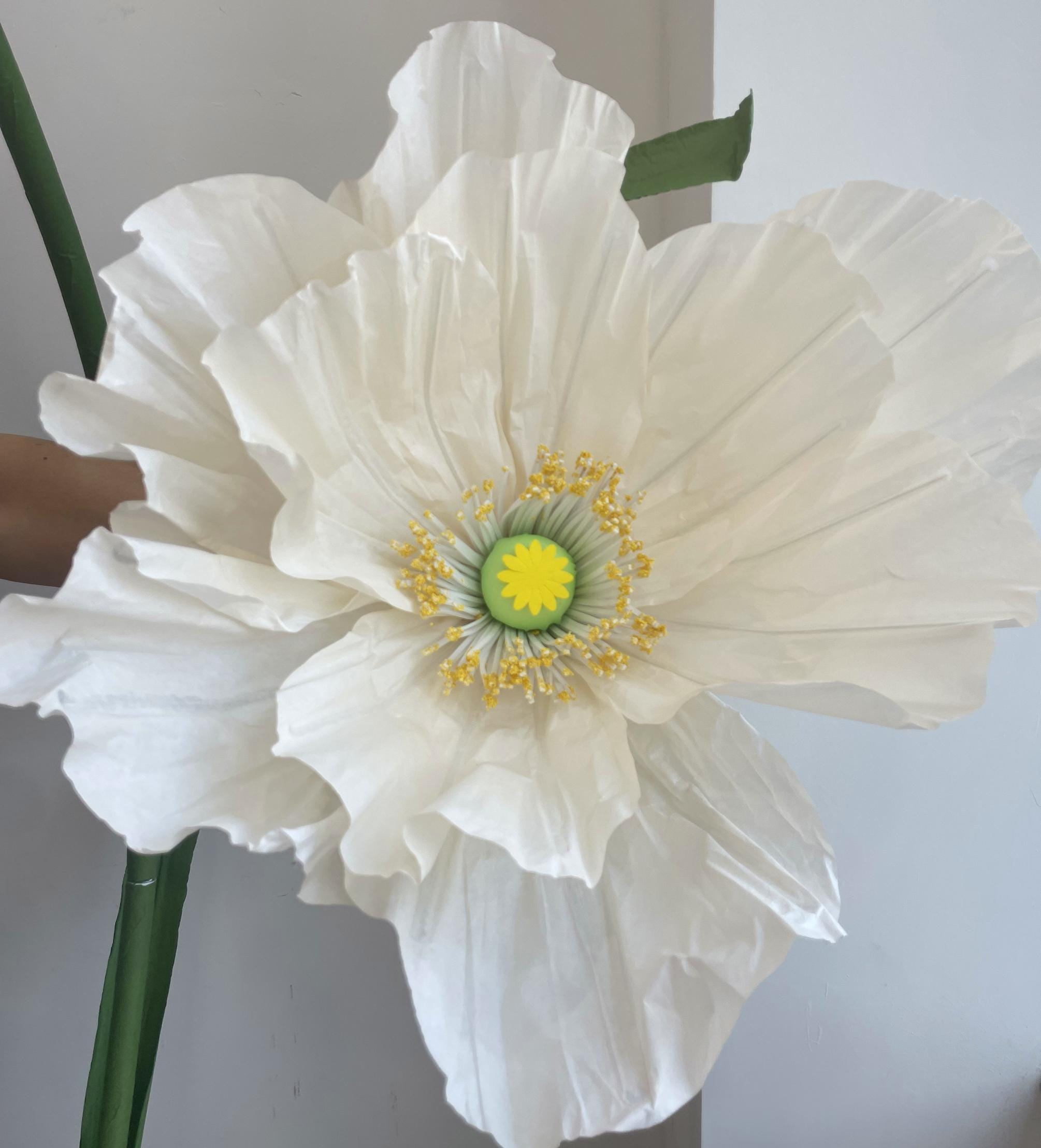 Giant Paper Flower Display for Event Decoration Handcrafted Standing ...