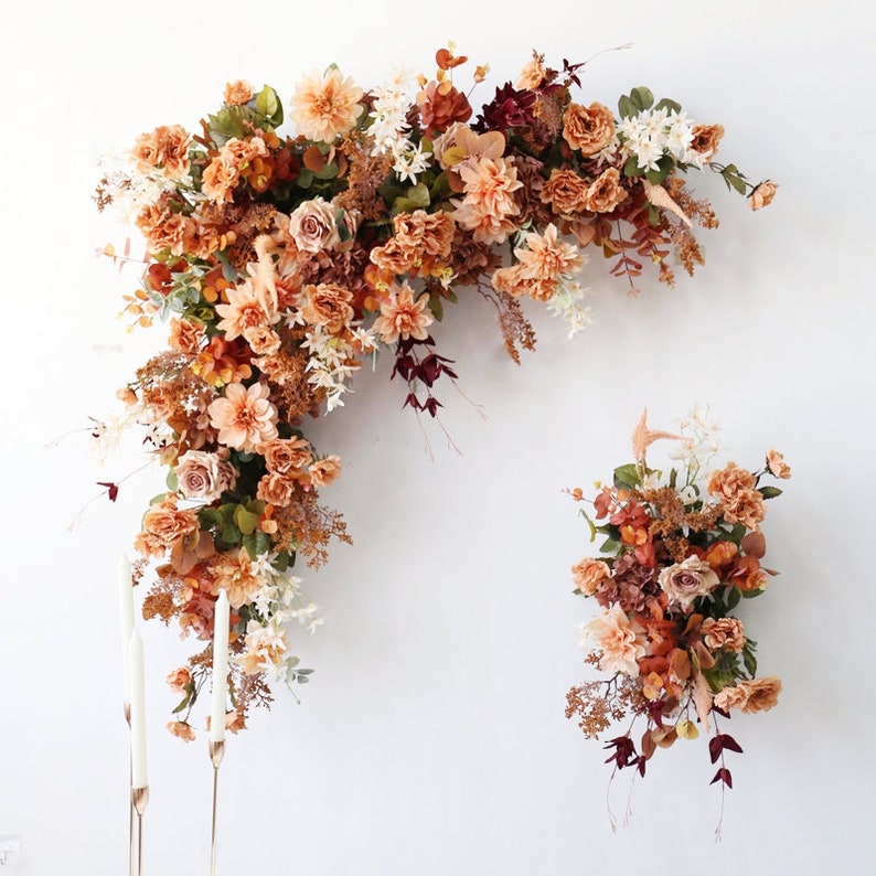 Rustic Wedding Backdrop Wedding Arch Flowers Wedding Swag - Etsy
