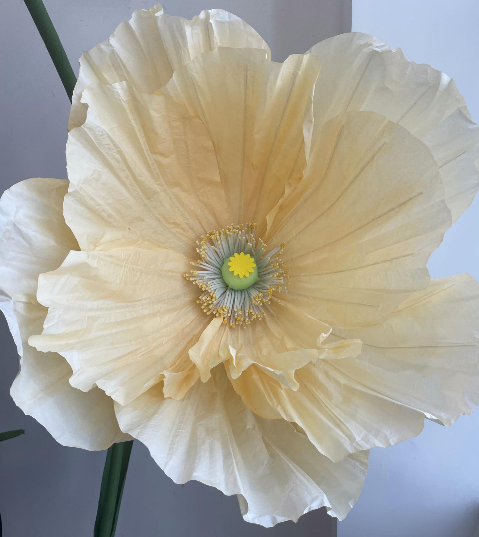 Giant Paper Flower Display for Event Decoration Handcrafted Standing ...