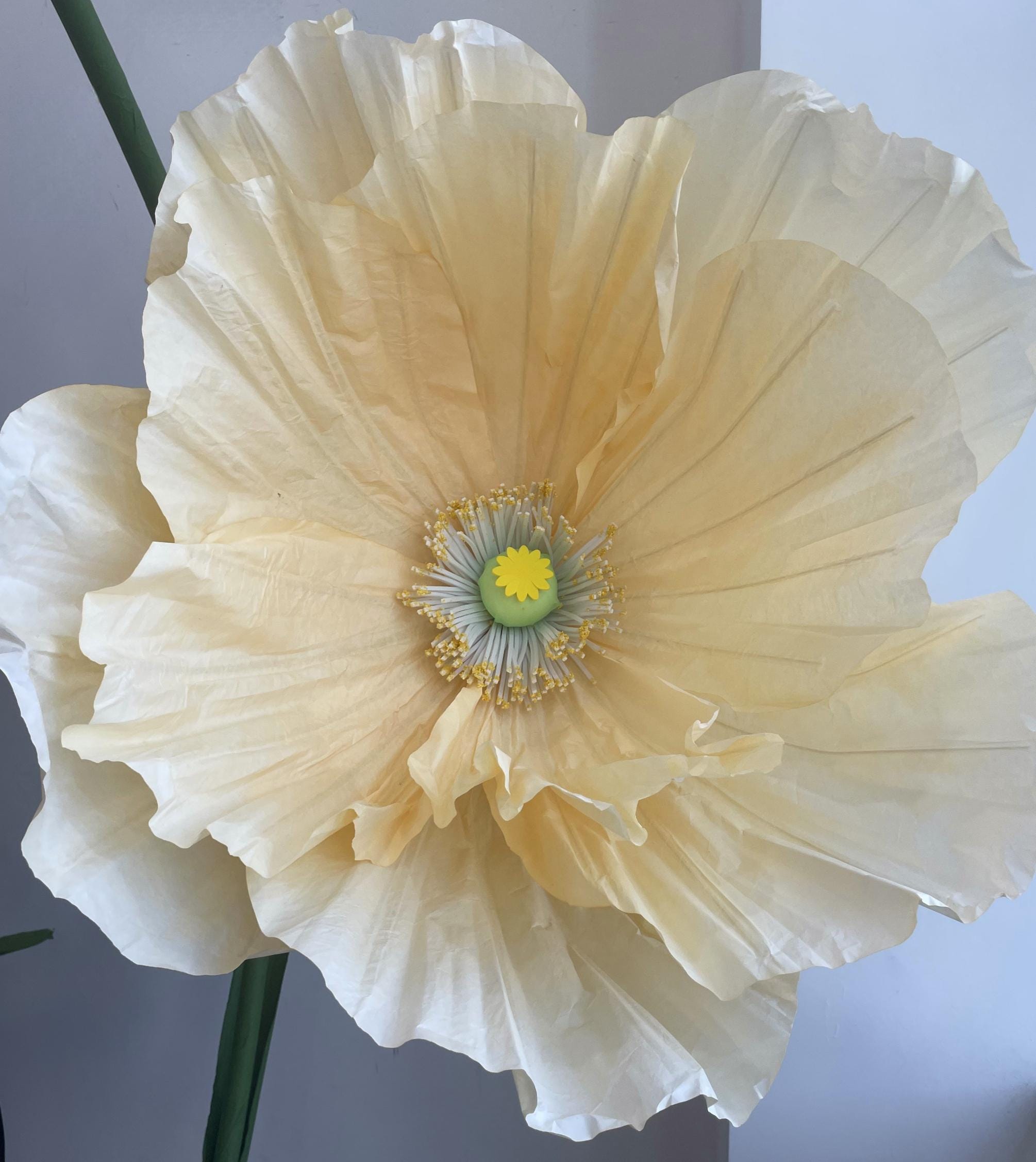 Giant Paper Flower Display for Event Decoration Handcrafted Standing ...