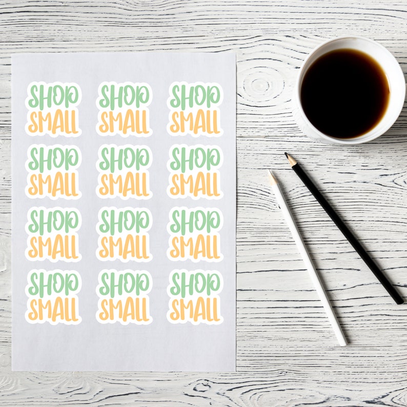 Shop Small Vinyl Stickers for Small Business, Package Stickers, Cute ...