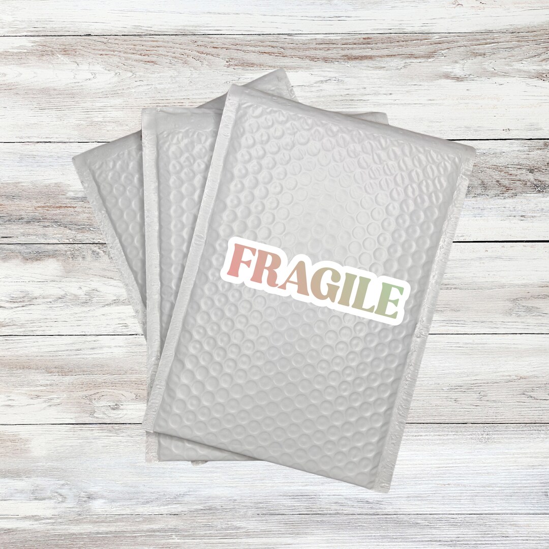 Cute Fragile Stickers for Small Business, Package Stickers, Cute ...