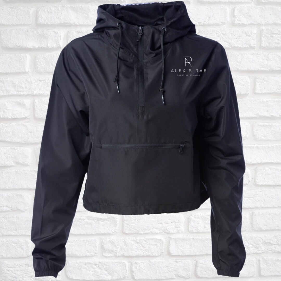 Custom Crop Windbreaker for Women - Etsy