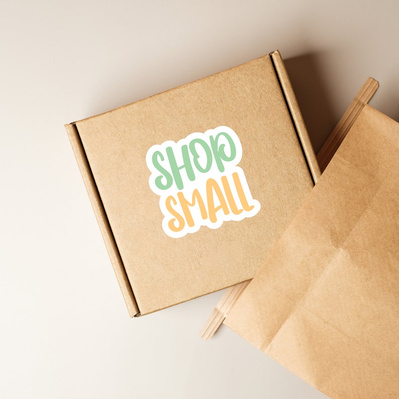 Shop Small Vinyl Stickers for Small Business, Package Stickers, Cute ...