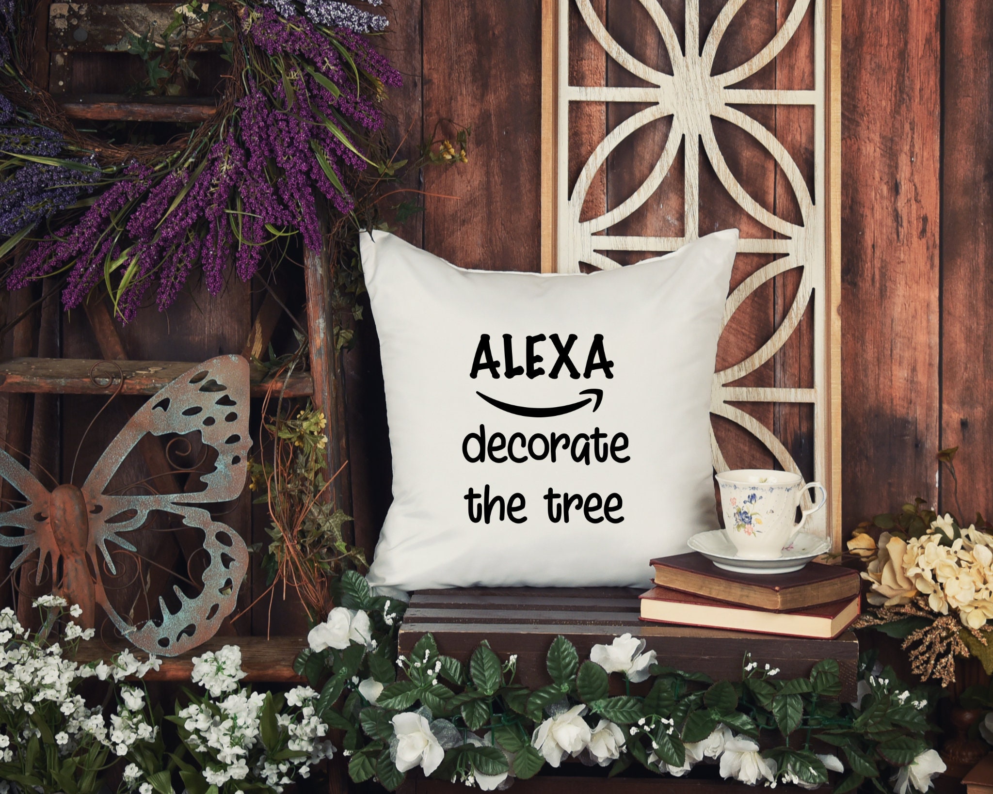 PNG SVG: Alexa Decorate the Tree Png Svg Alexa Decorate My - Etsy