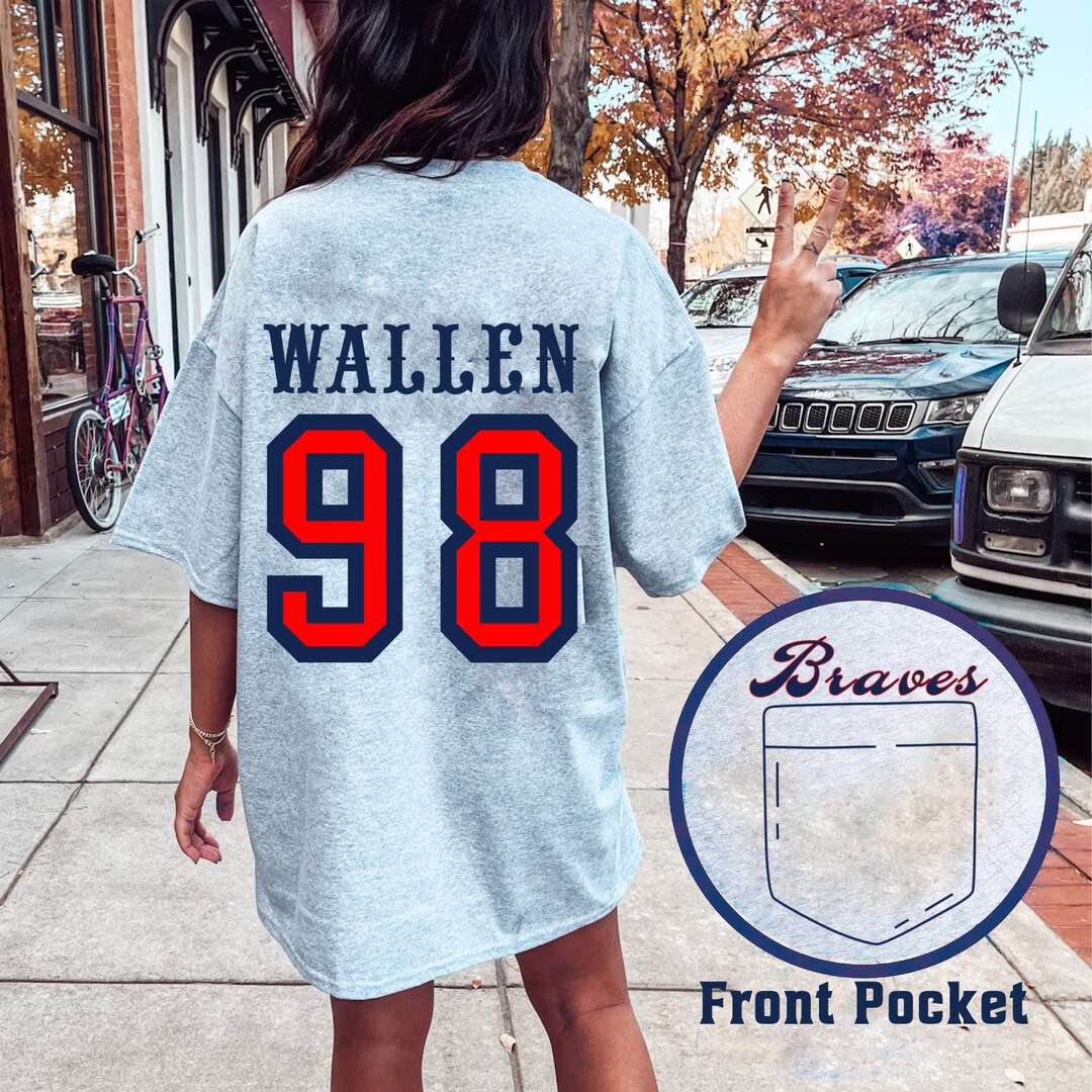98 Braves PNG One Thing at a Time Morgan Wallen Baseball - Etsy