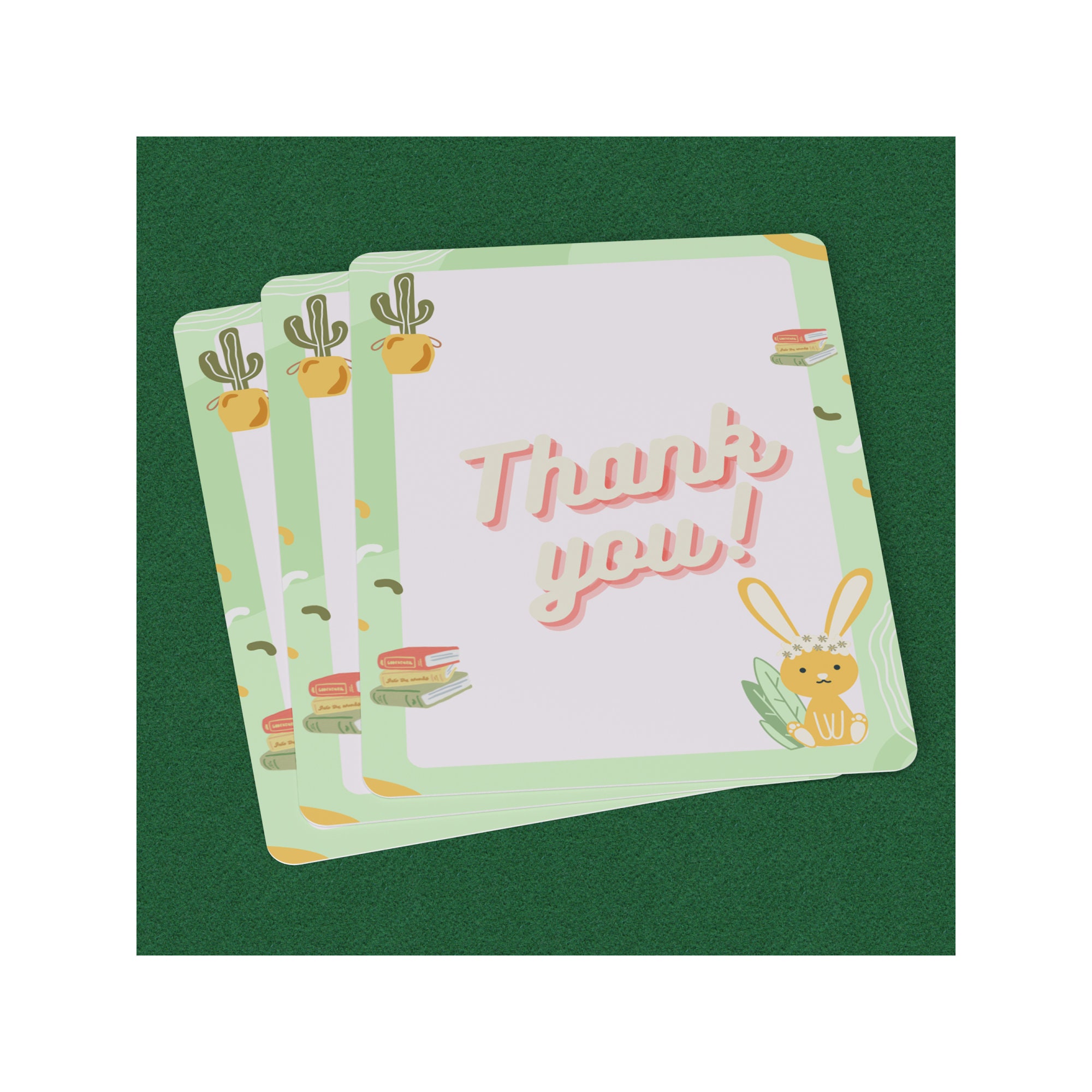 Thank You Playing Cards - Etsy