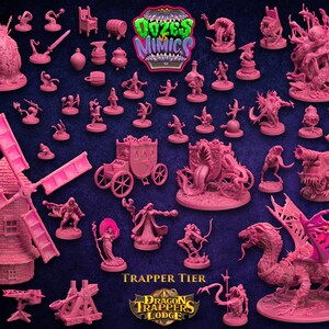 Mimic Assortment Object Mimics Dnd Miniatures 3D Resin Prints Tabletop ...