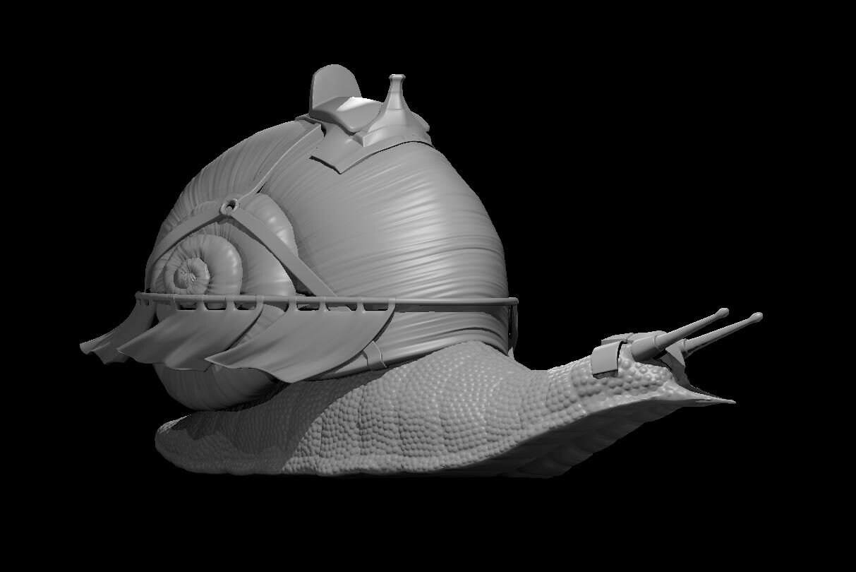 Flail Snail Giant Snail Snail Dnd Miniature 3D Resin - Etsy