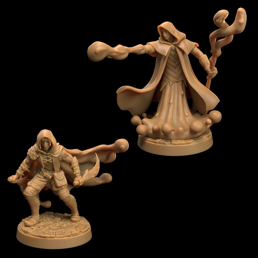 Plasmoid Male Rogue Mage Slime Ooze Dnd Miniature - Etsy