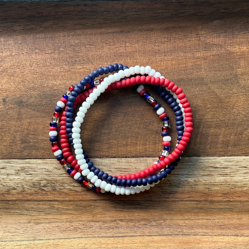 Patriotic Bracelet Stacks - Etsy