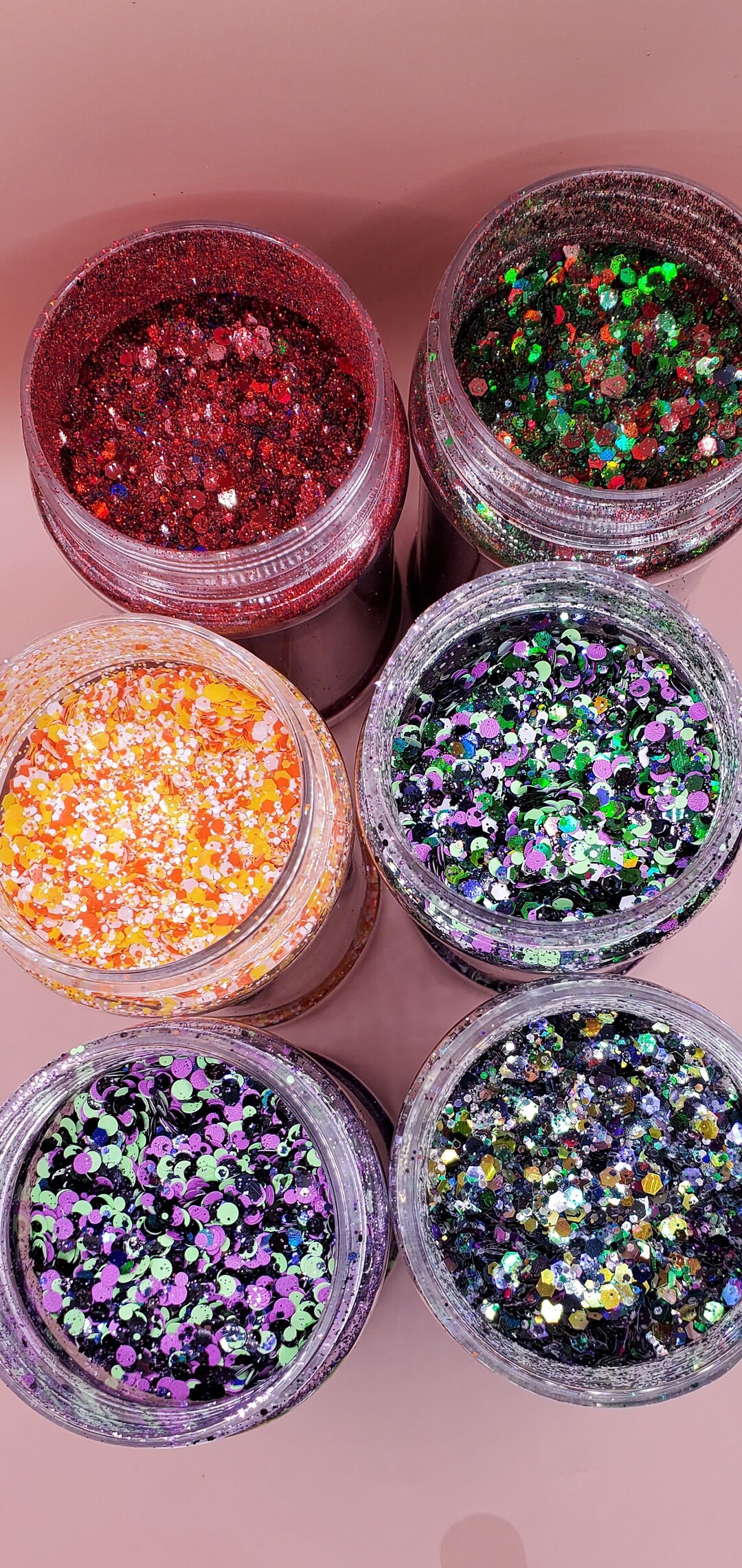 Halloween Glitter Mixes, Chunky Glitter,chunky Mix, Halloweenglitter ...