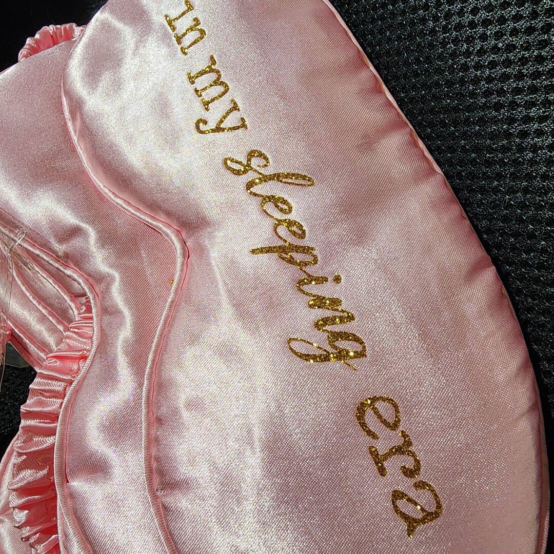 In My Sleeping Era Custom Eye Mask- Personalized Sleeping Mask- Satin ...