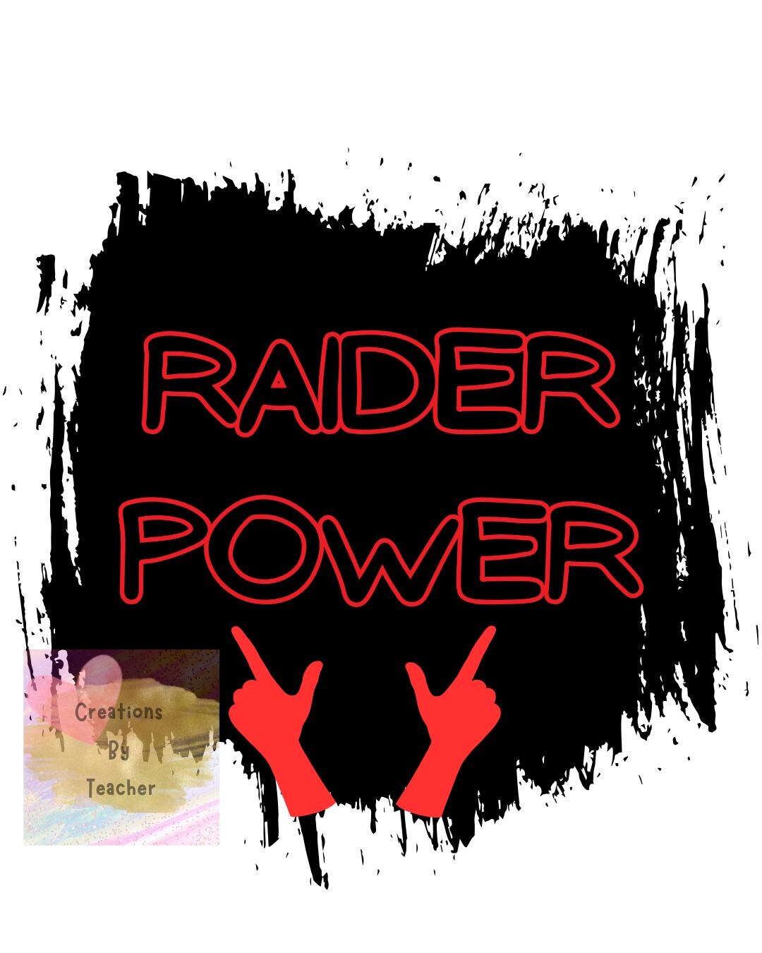 Raider Power-texas Tech - Etsy