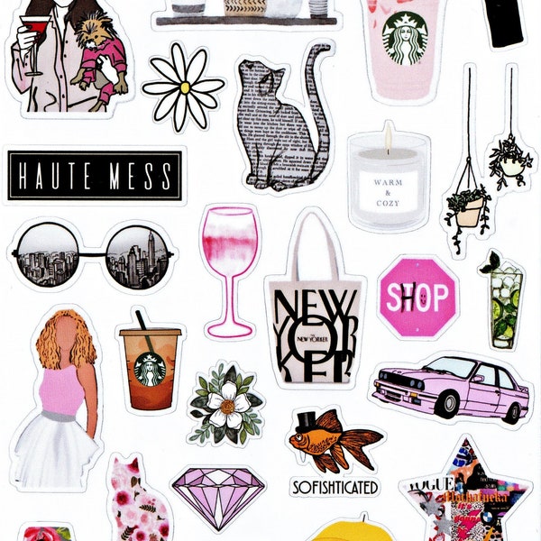Fashion Stickers - Etsy