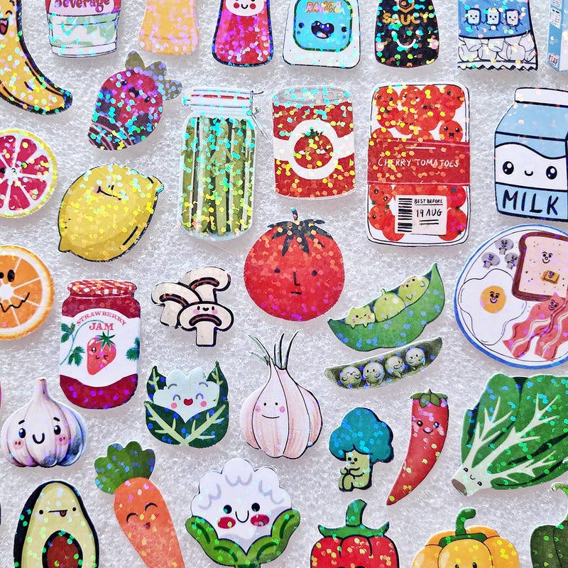 Food Stickers - Etsy