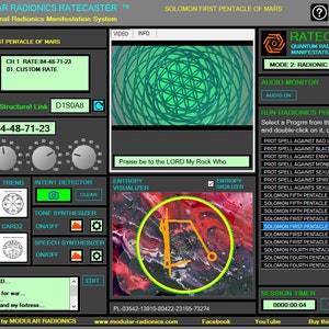 Solomon Pentacles of Mars Radionic Software - Etsy