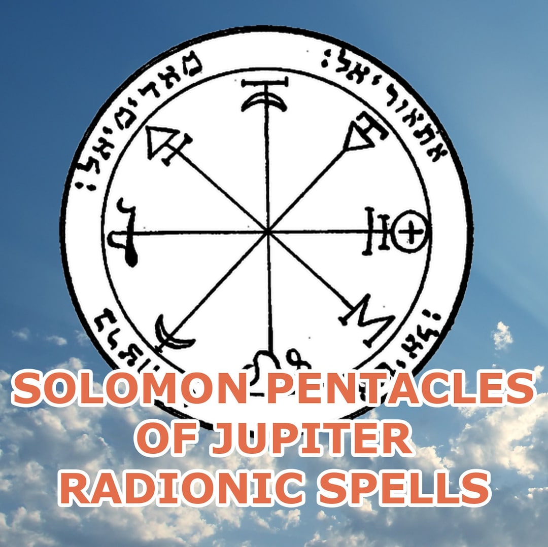 Solomon Pentacles of Jupiter Radionic Software - Etsy