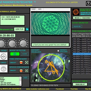 Solomon Pentacles of Jupiter Radionic Software - Etsy