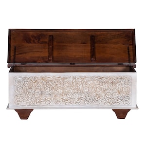 White Storage Trunk - Etsy