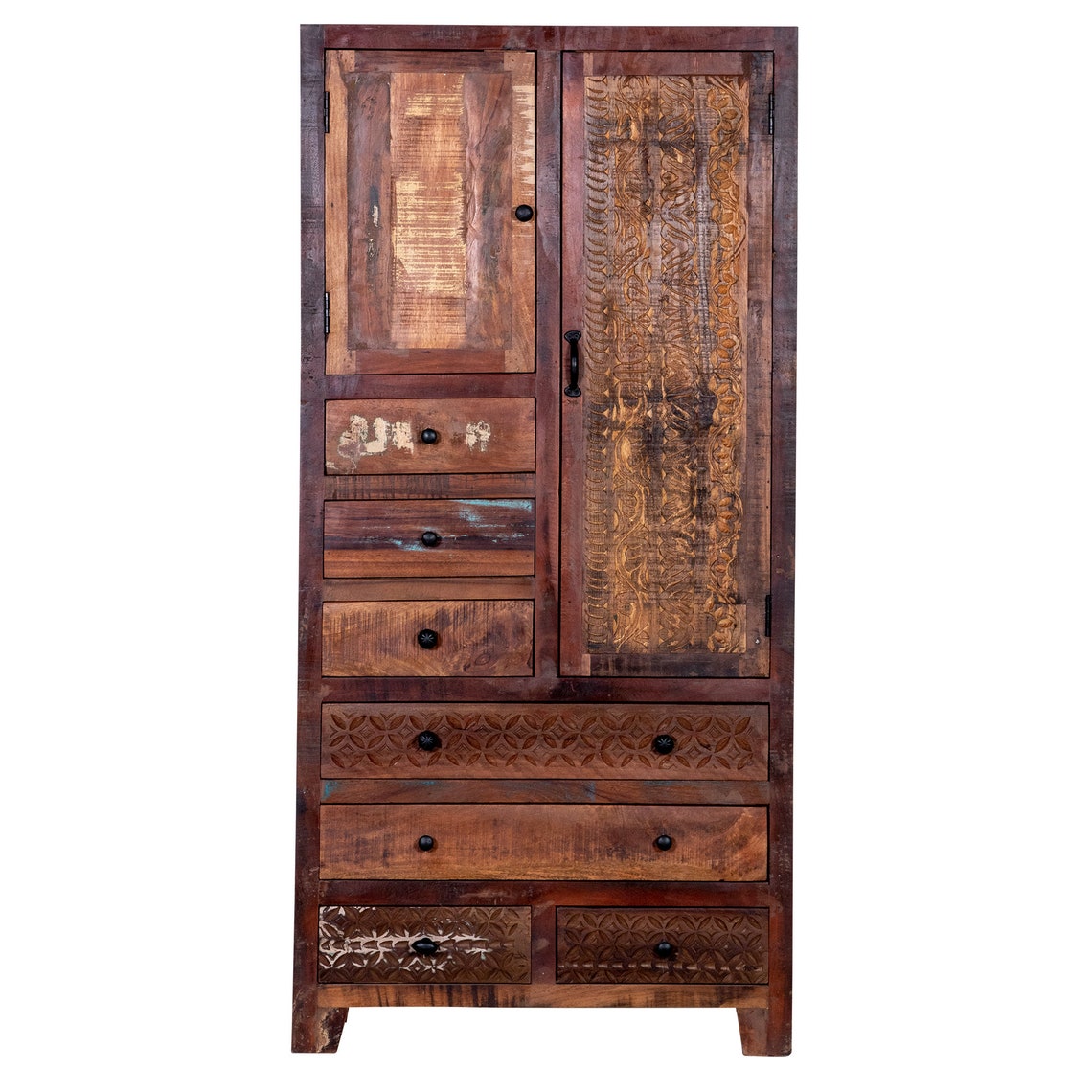 Rustic Wardrobe Armoire - Etsy