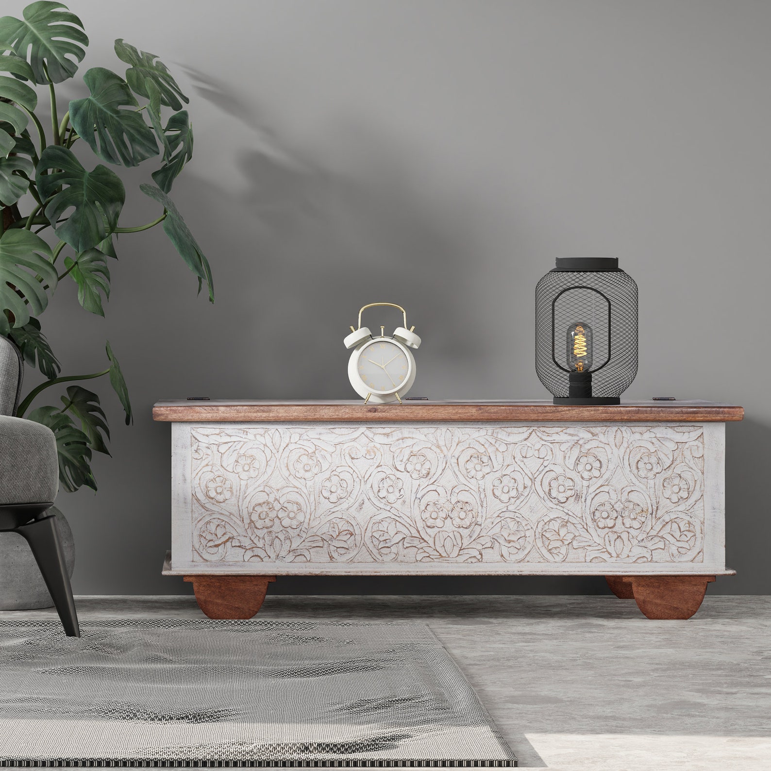 White Storage Trunk - Etsy