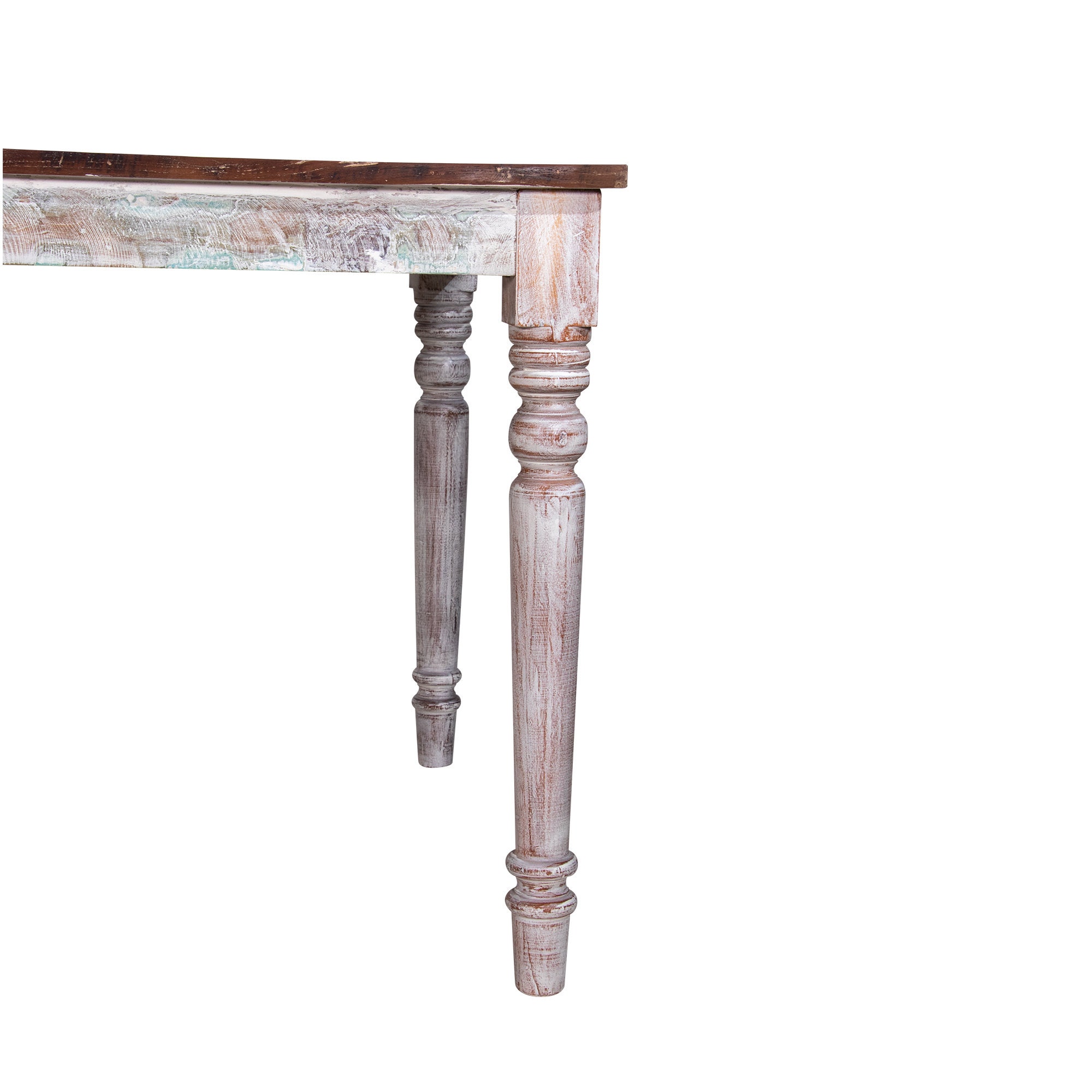 Rustic 90 Inch Long Solid Wood Dining Table - Etsy