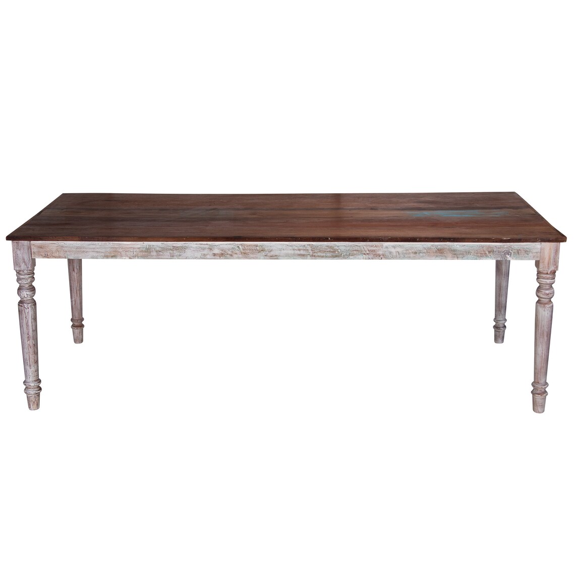 Rustic 90 Inch Long Solid Wood Dining Table - Etsy