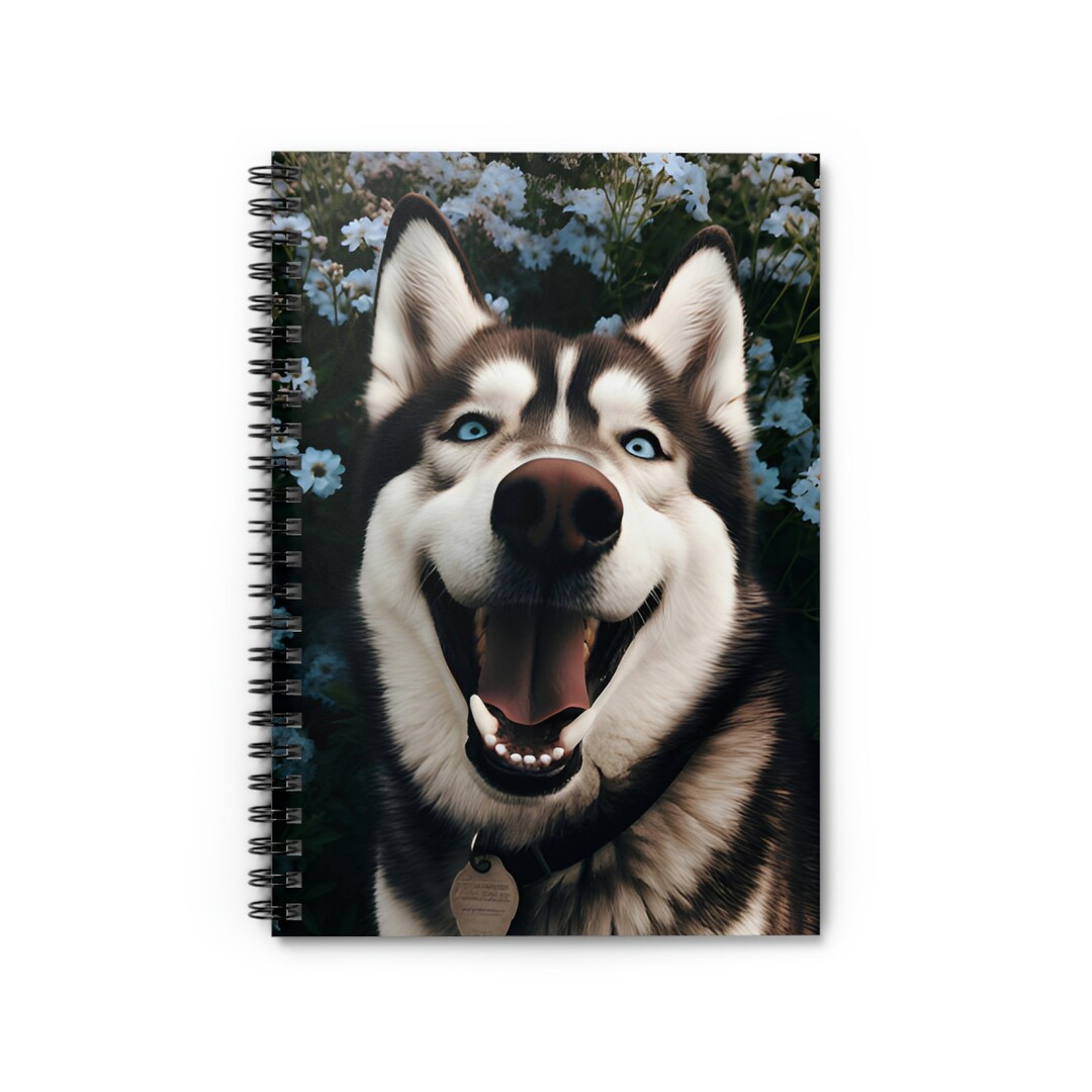 Husky Spiral Notebook - Etsy