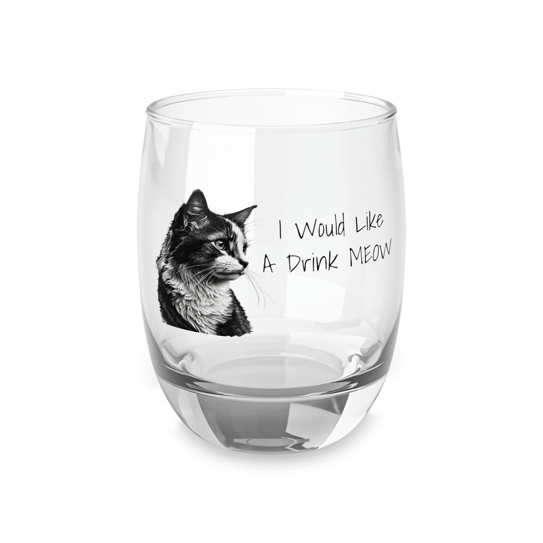 Calico Cat Whiskey Glass - Etsy