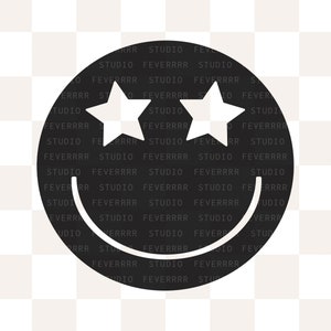 Star Eyed Smiley Face SVG Png Trendy Svg Aesthetic Png - Etsy