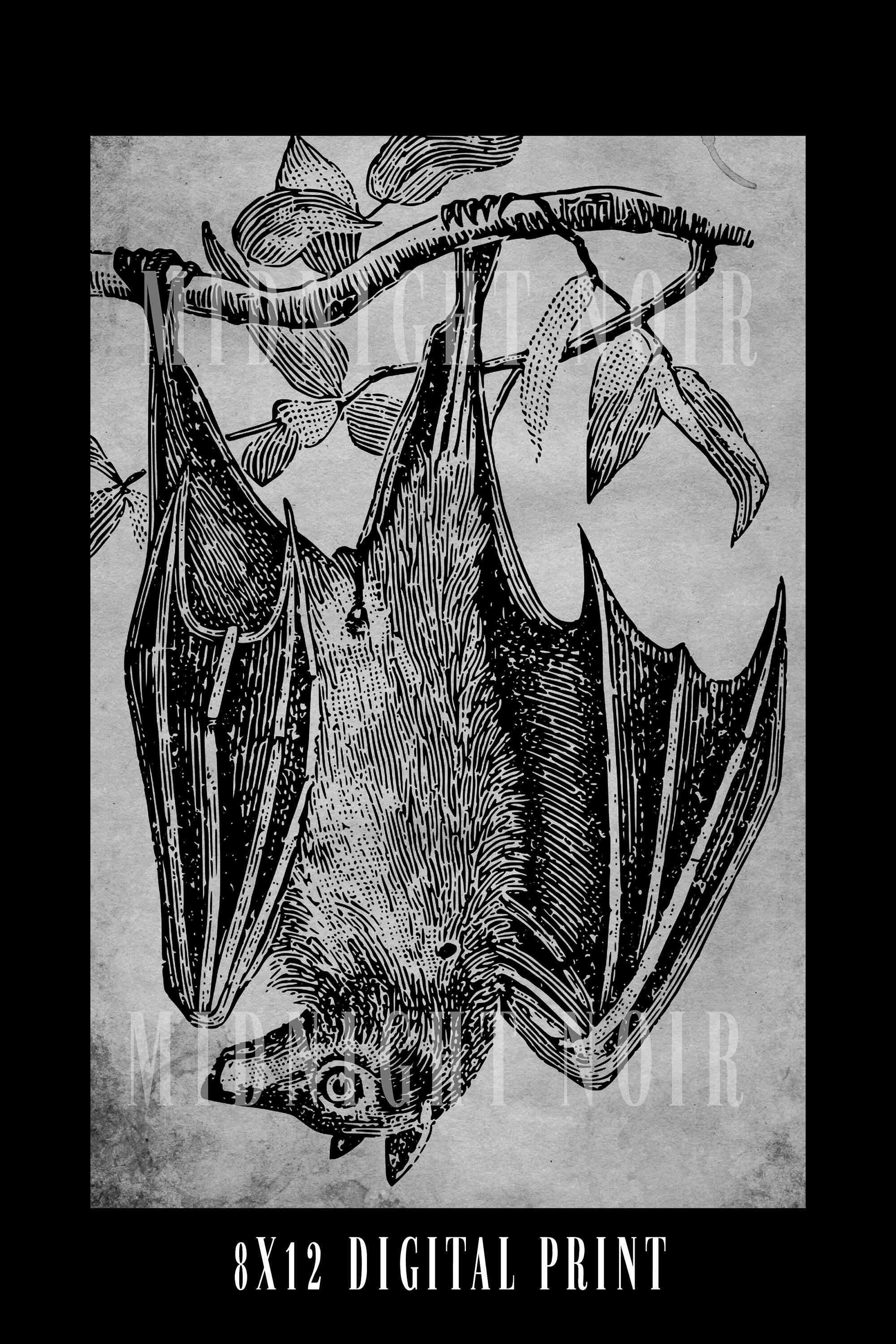 Gothic Macabre Art Print Digital Wall Art Poster Set of 4 8 X 12 - Etsy