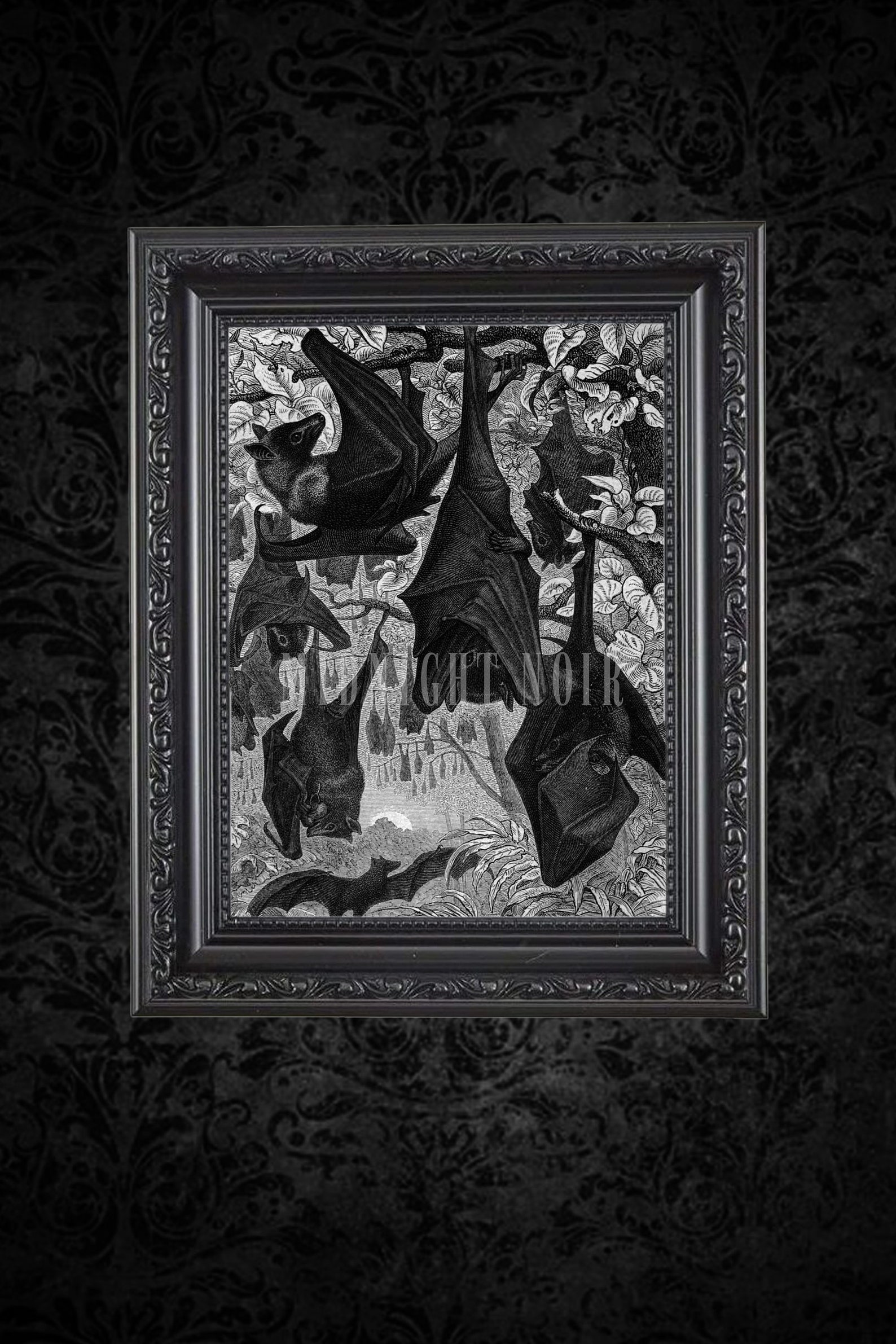 Gothic Macabre Art Print Digital Wall Art Poster Set of 4 8 X 12 - Etsy