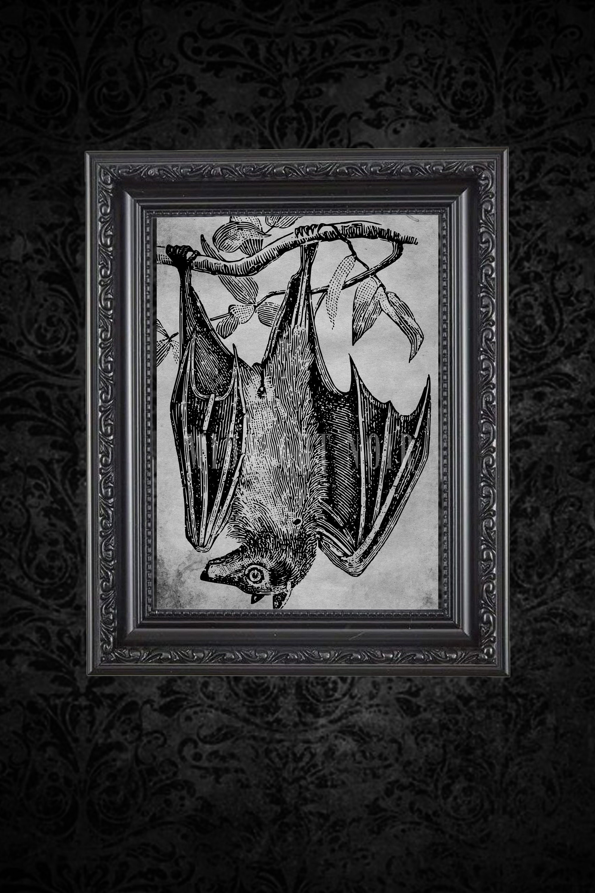 Gothic Macabre Art Print Digital Wall Art Poster Set of 4 8 X 12 - Etsy