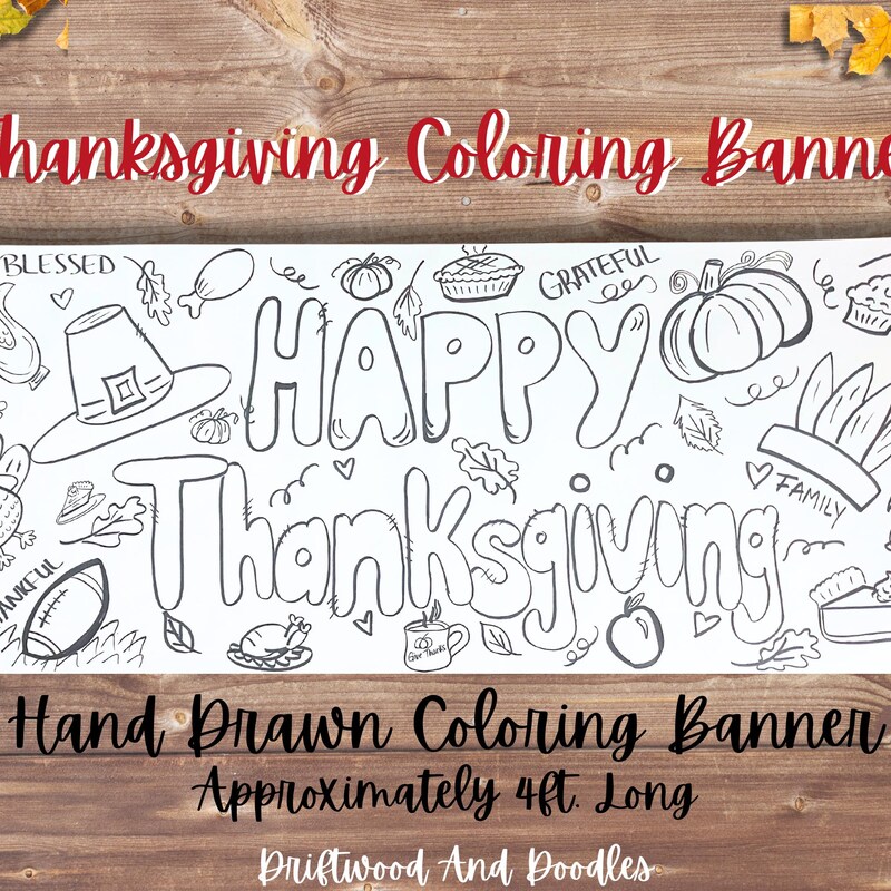 Thanksgiving Banner - Etsy