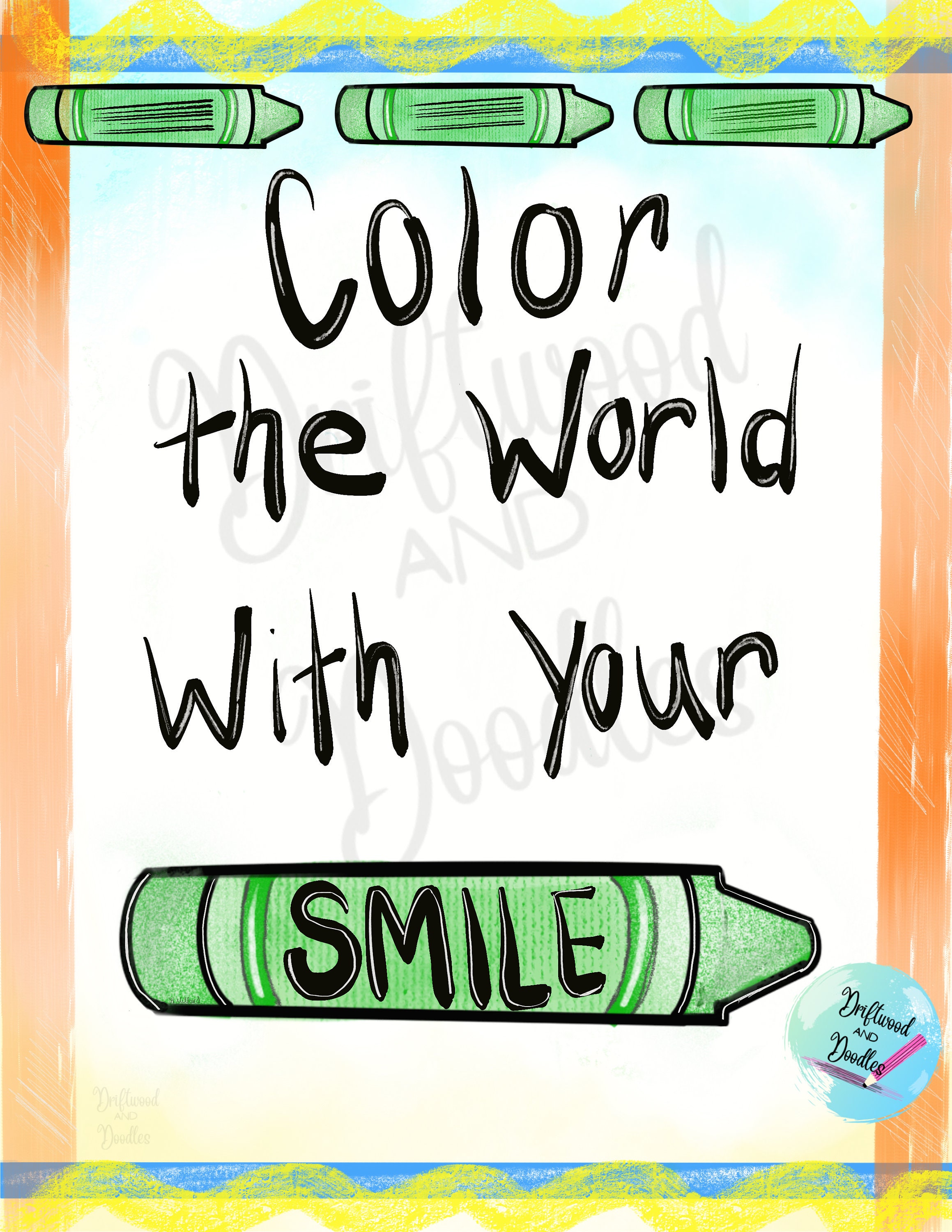 Colorful Classroom Poster, Encouraging Classroom Decor, Digital ...