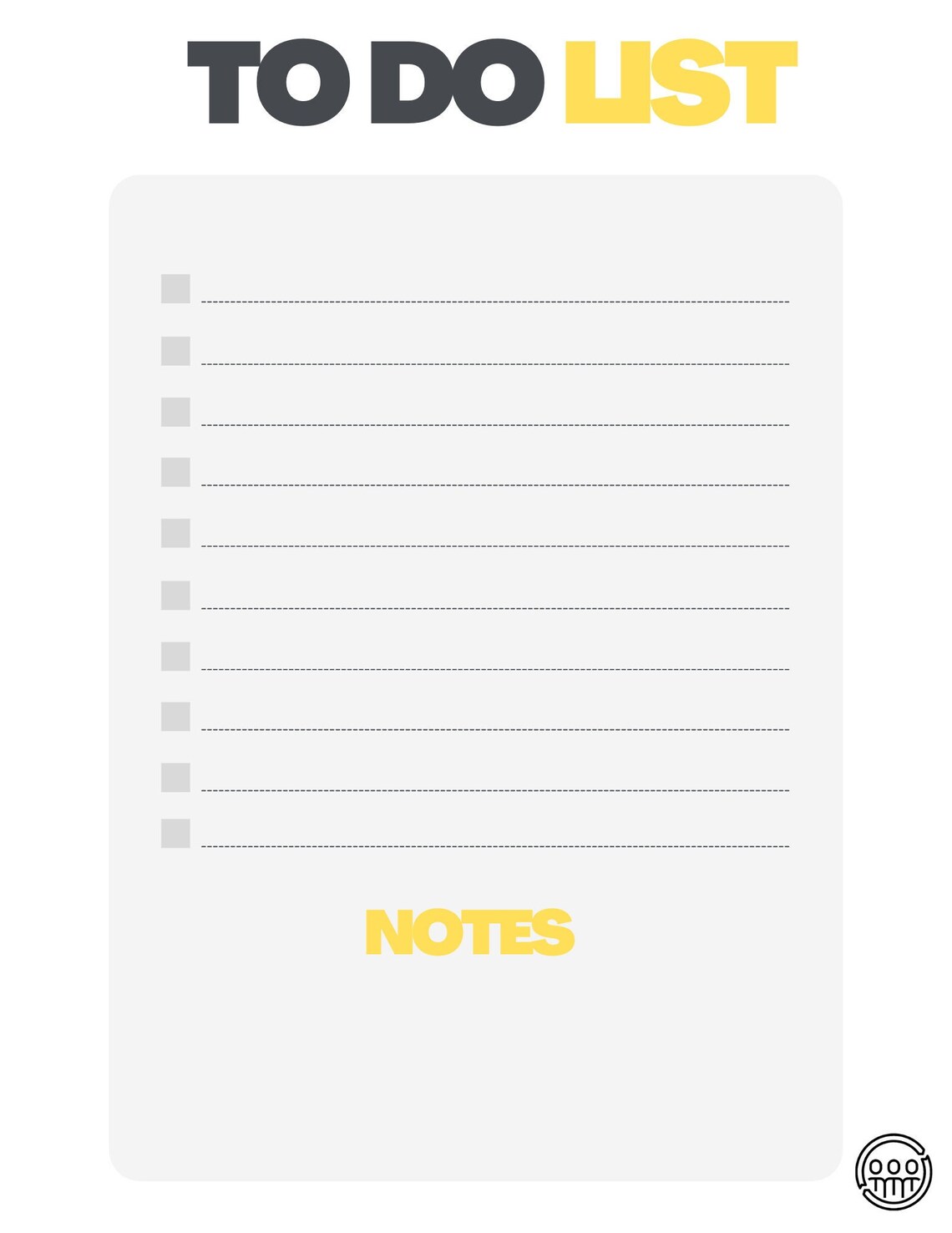 Printable to Do List, Productivity Planner PDF, Printable Checklist ...