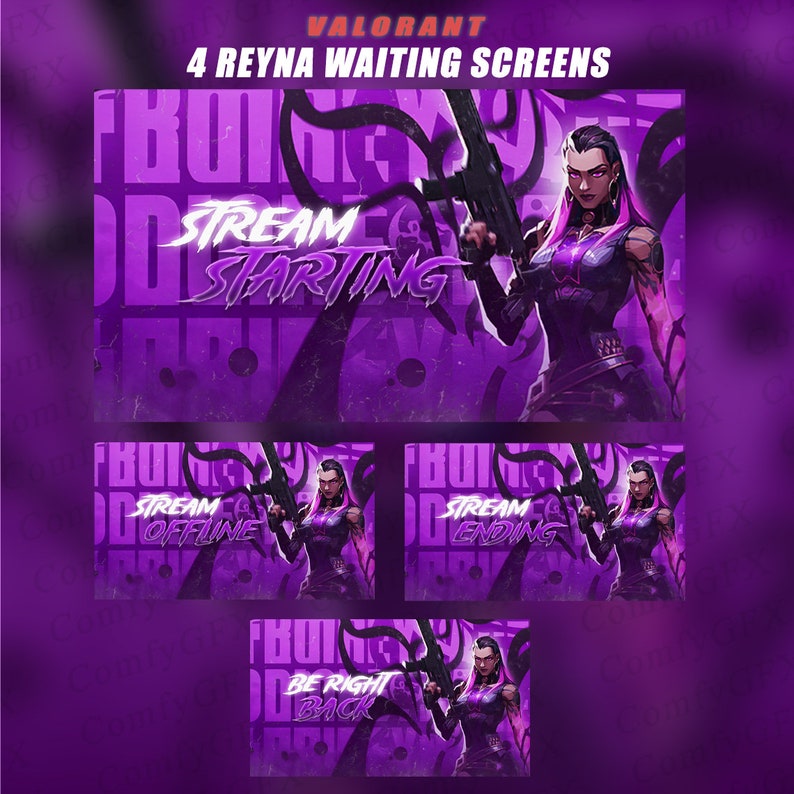 Valorant Reyna Twitch Stream Package - Etsy