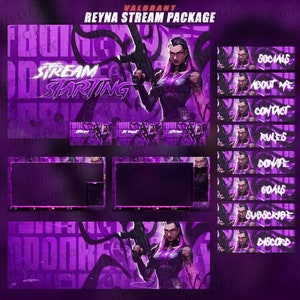 Valorant Reyna Twitch Stream Package - Etsy