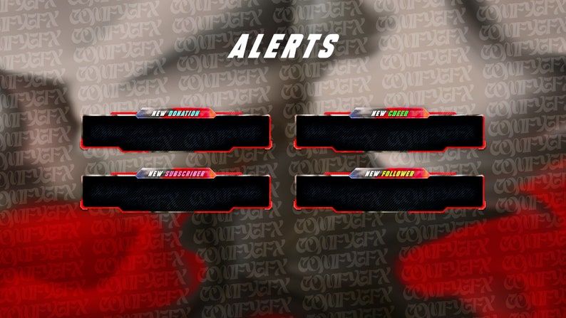 Warzone/cod Mw3 Twitch Overlay Bundle (panels, Alerts, Screens, Overlay ...