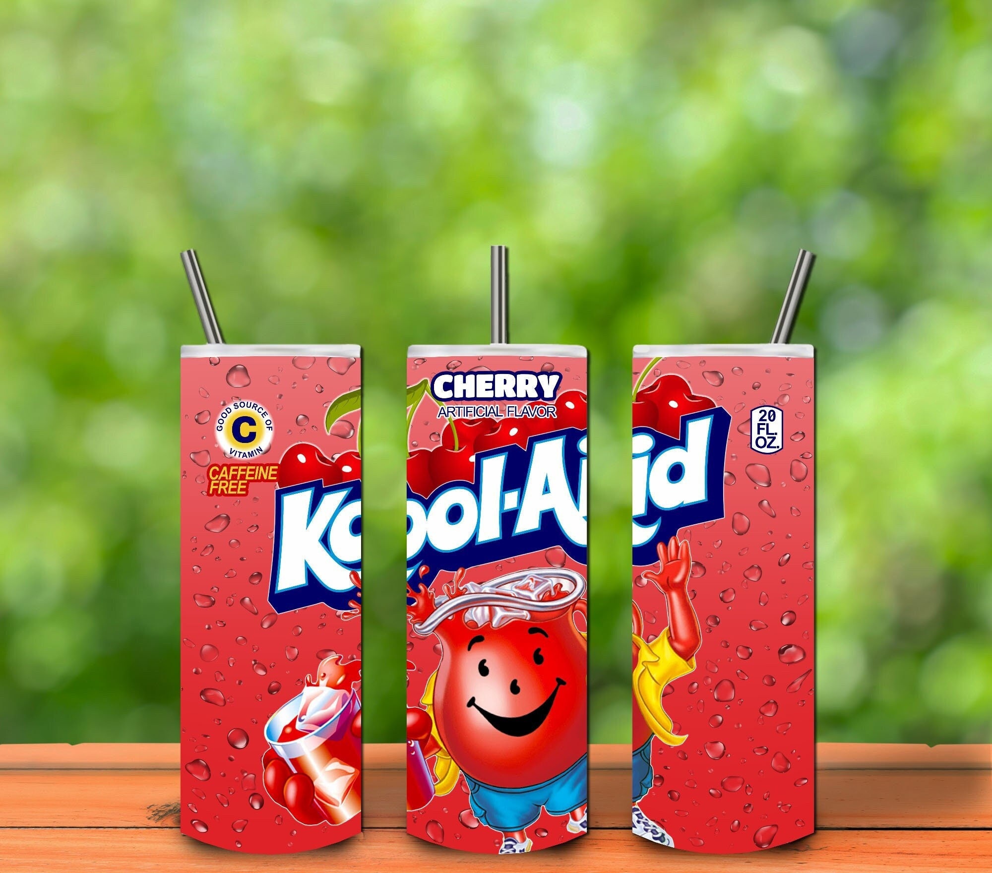 Cherry Kool-aid 20oz Straight Tumbler Sublimation Design High - Etsy