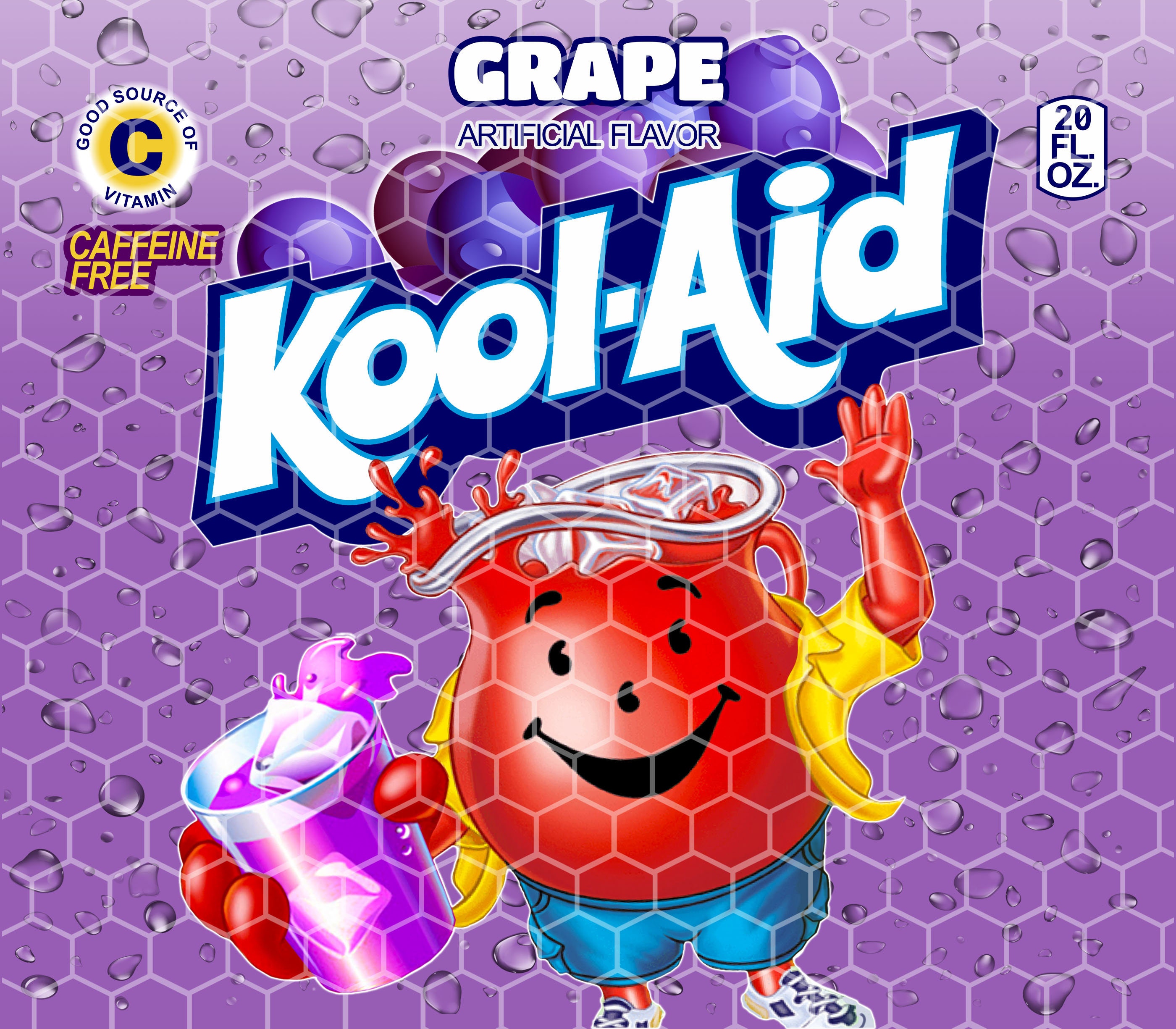 Grape Kool-aid 20oz Straight Tumbler Sublimation Design High - Etsy