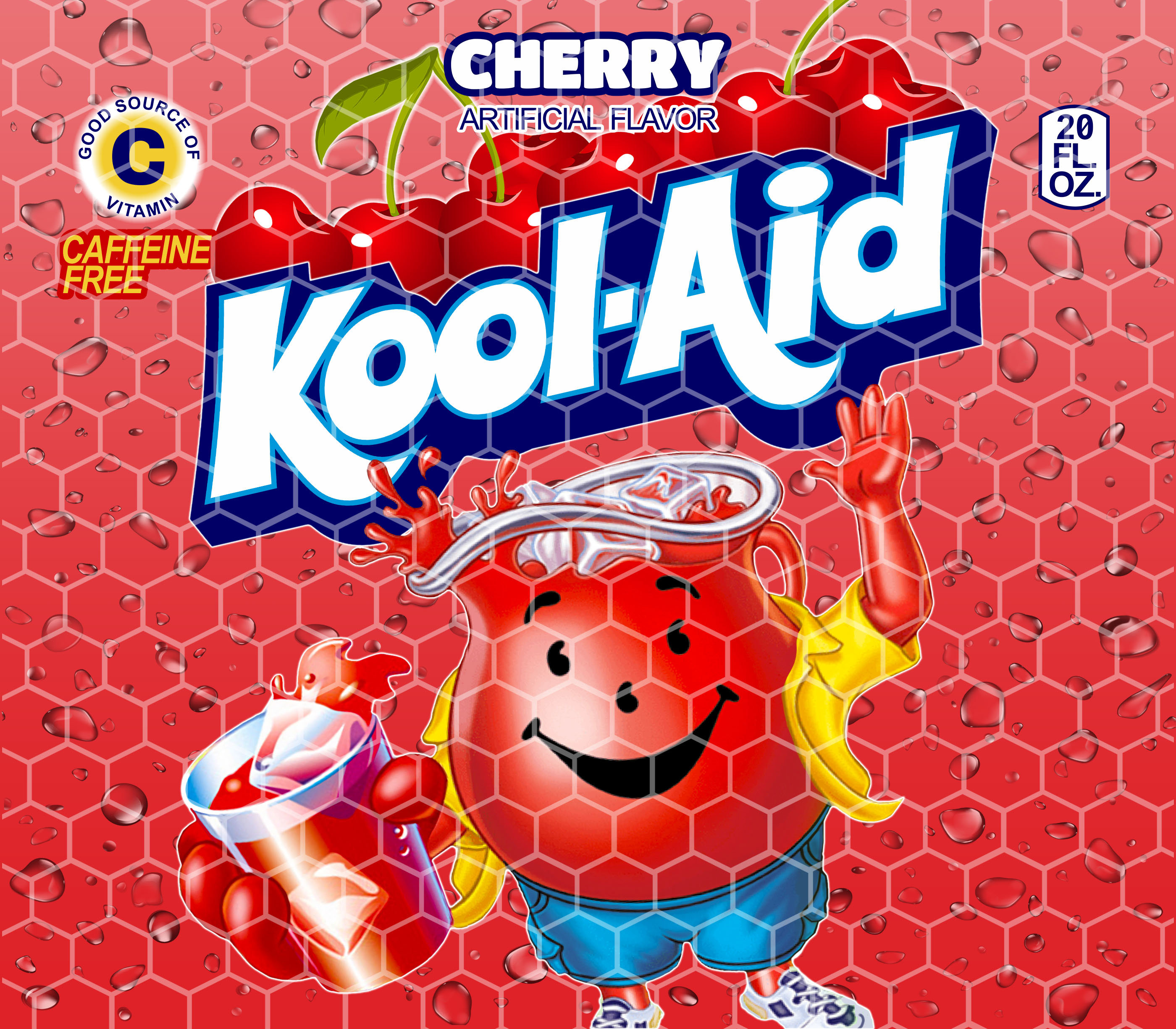 Cherry Kool-aid 20oz Straight Tumbler Sublimation Design High - Etsy